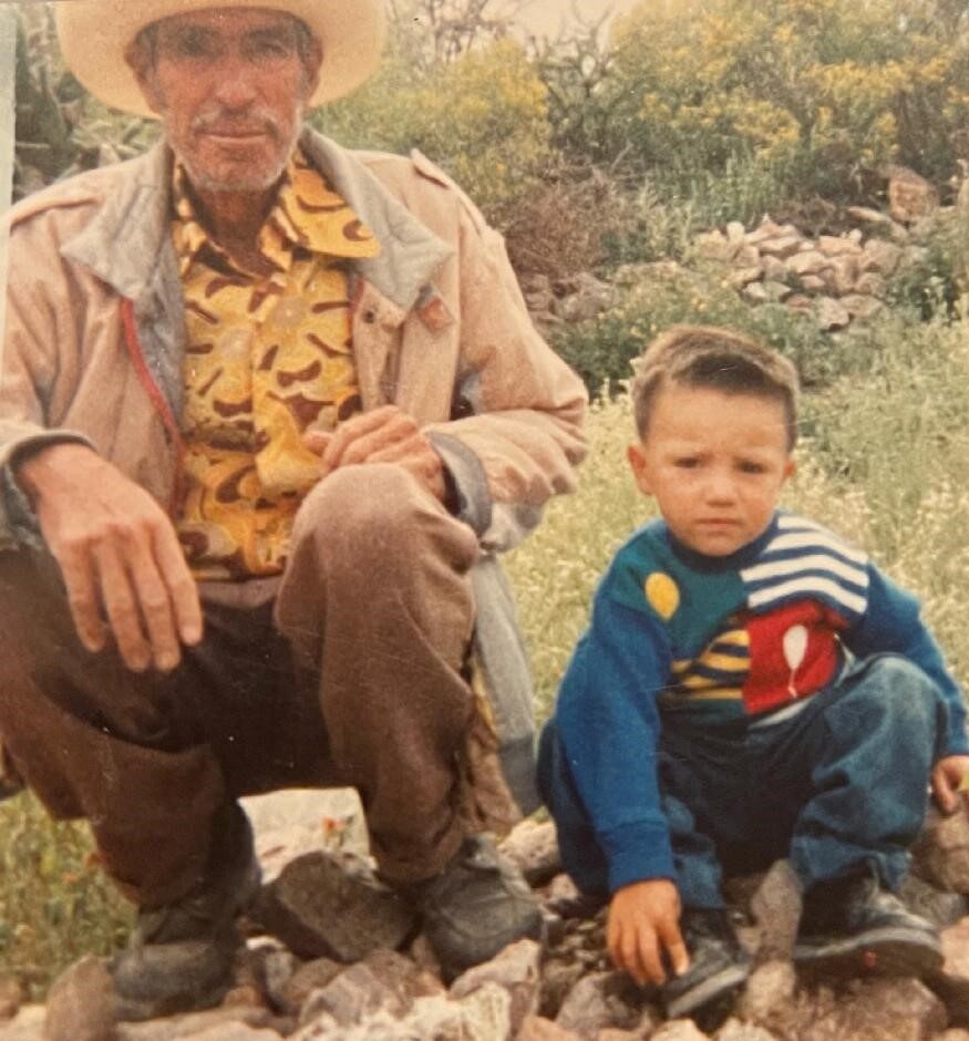 Edgar Silver and grandfather | MarionMade